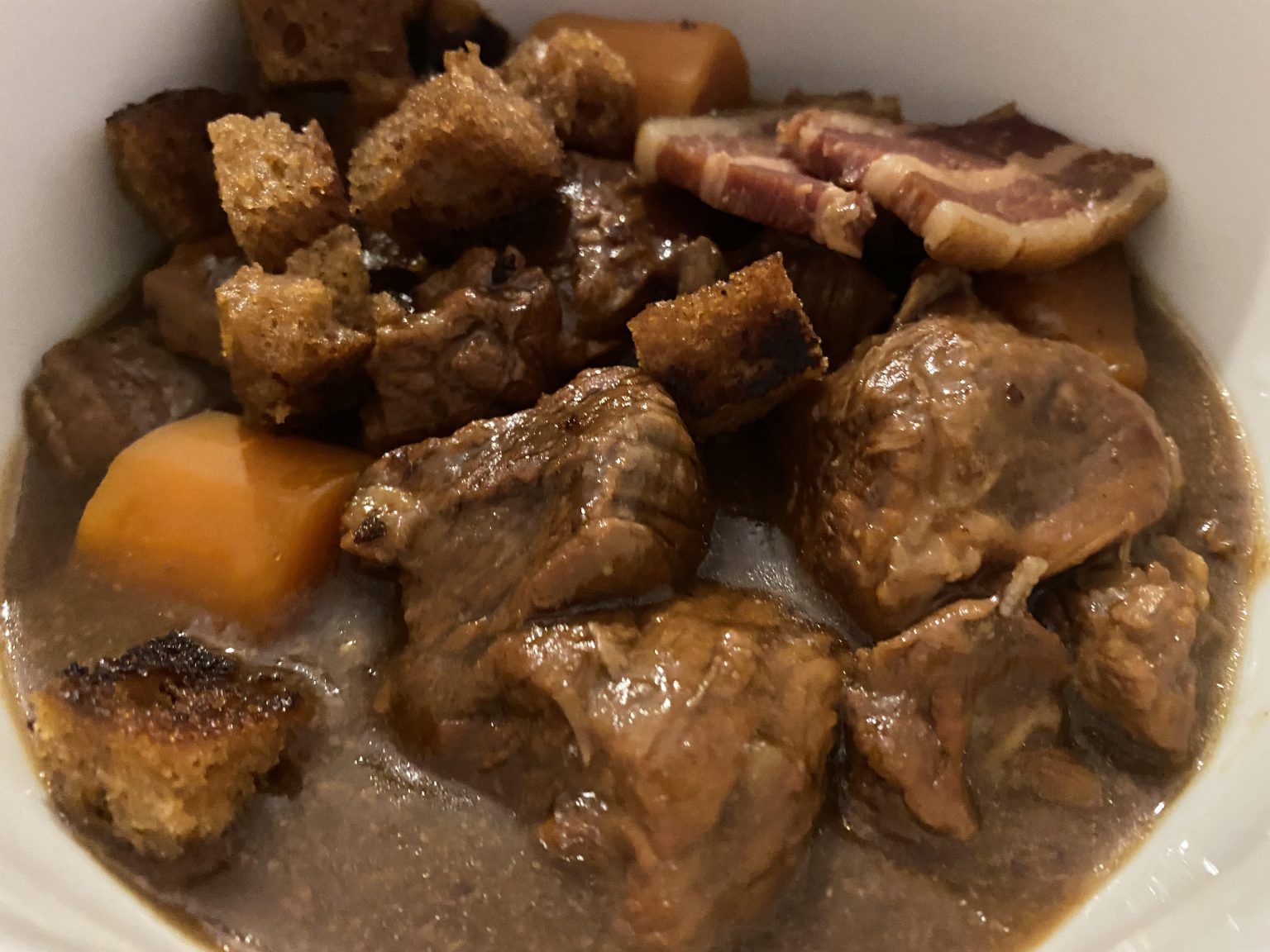 Recette Carbonade flamande traditionnelle à la bière brune ...
